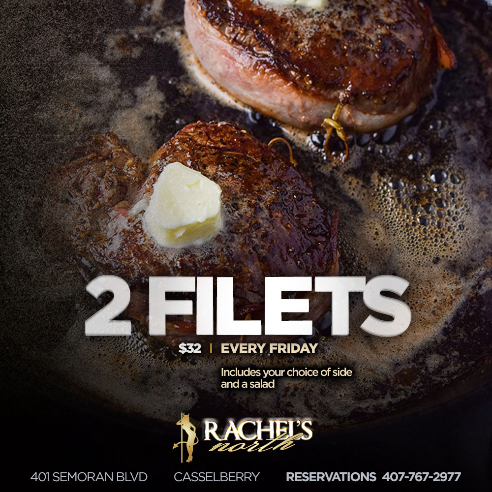 Weekly Club Specials | Rachel's North Men's Club Casselberry